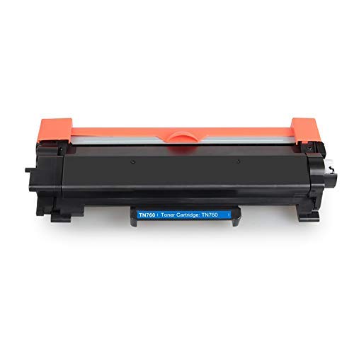 TG Imaging (Black 1-Pack) Compatible TN760 Toner Replacement for Brother TN-760 DCP-L2550DW HL-L2350DW HL-L2370DW HL-L2370DW XL HL-L2390DW HL-L2395DW Toner Printer