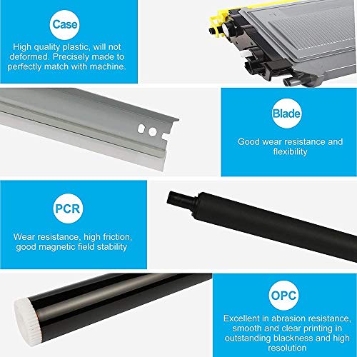 Color4work TN360 Toner Cartridge DR-360 Brother Drum Kit (1 Drum,2 Toner,3 Pack) High Yield Replacement for Brother DCP-7030 7040 HL-2170W HL 2140 HL-2150N MFC-7340 7840W 7440N 7345N Series Printer