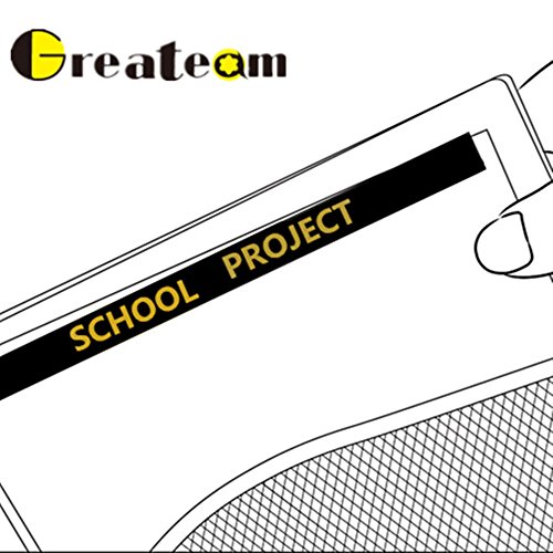 Greateam Gold on Black Label Tape Compatible with Brother P-Touch TZ TZe Black Tape 12mm 0.47" TZe-334 Use for Brother Label Maker PT-D600 PT-H110 PT-D210 PT-D400 PT-P710BT PT-D200, 5-Pack