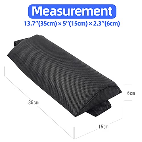 Universal Replacement Pillow Headrest for Zero Gravity Chair with Elastic Band, Beach Removable Padded Headrest Pillow for Recliner Lounge Chairs