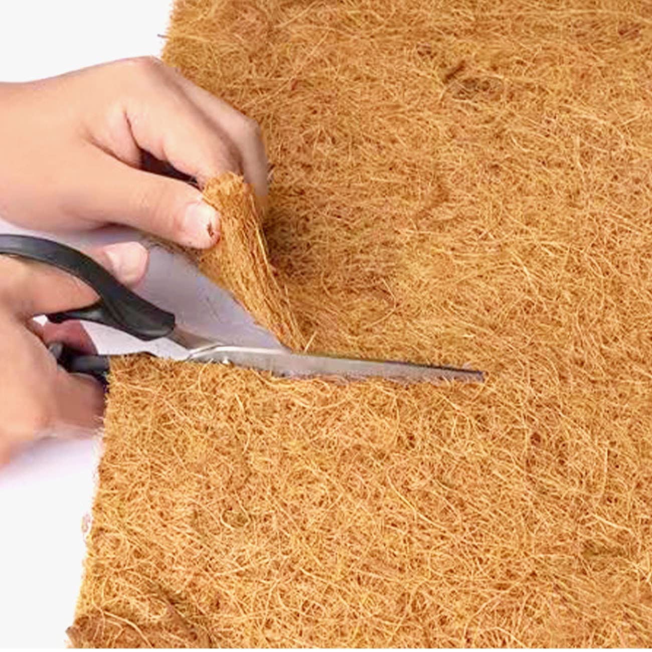 SUNYAY 12x40 inch Natural Coco Liner Roll Coconut Coir Liner Sheets Coco Mat for Planter Window Box Flower Basket Garden Decoration Animal Pet Pad