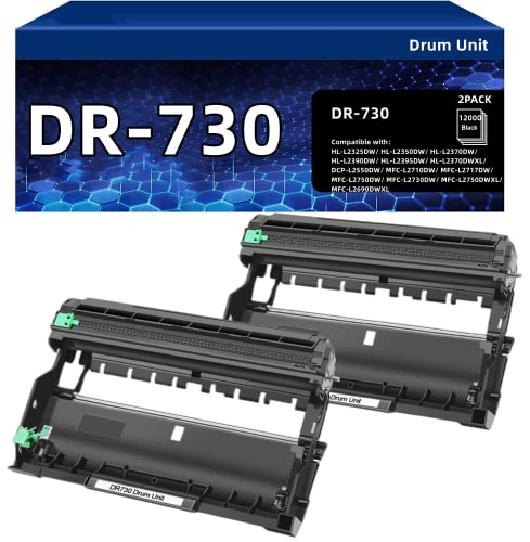 CYMBAINK Compatible DR730 Drum Unit Replacement for Brother DR730 DR-730 Compatible with HL-L2350DW HL-L2395DW HL-L2390DW HL-L2370DW HL-L2370DWXL MFC-L2750DW MFC-L2710DW DCP-L2550DW