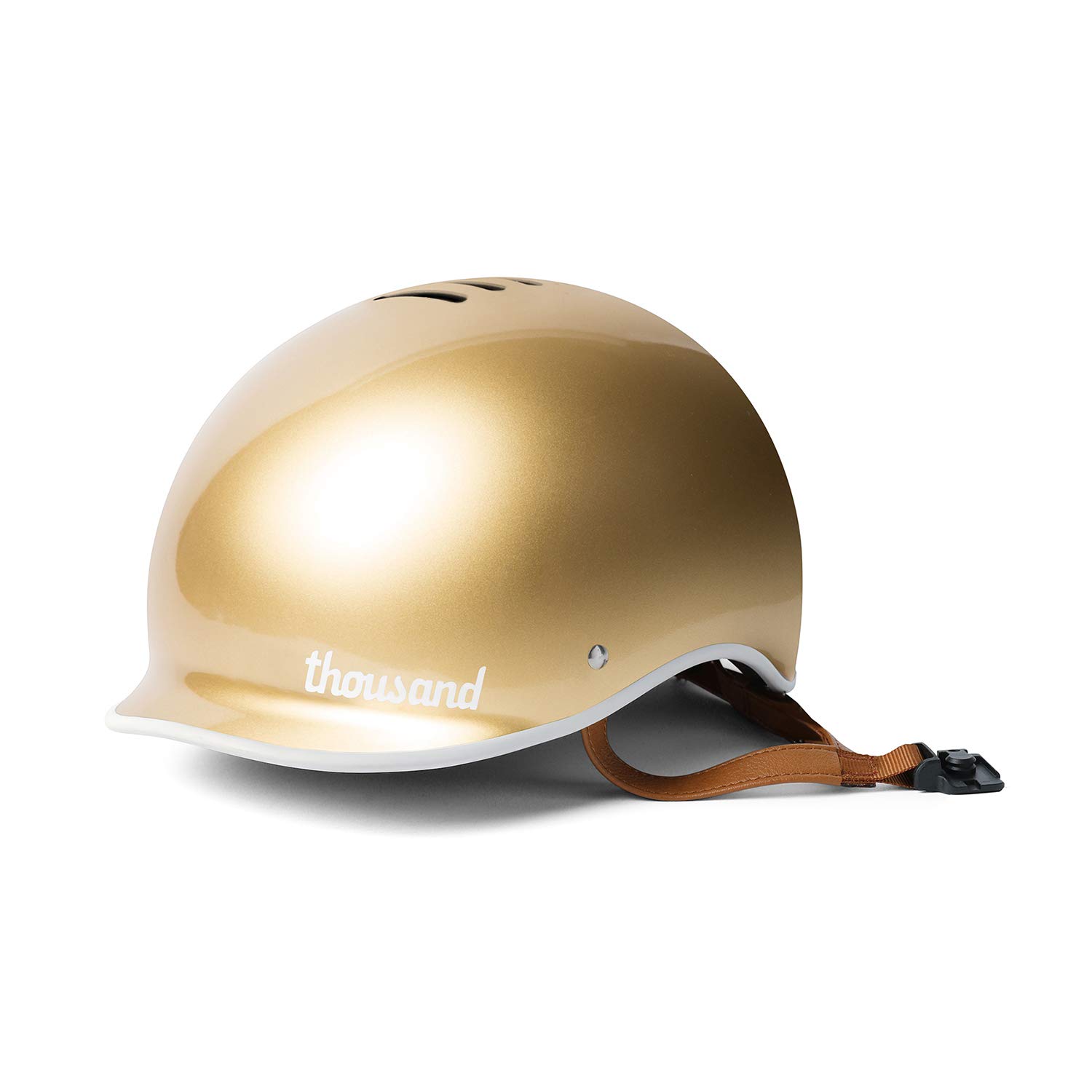 Thousand Adult Bike Helmet The Original Low Profile Retro Commuter Cycling Helmet Safety Certified for Bicycle Skateboard Road Bike Skating Roller Skates; for Men & Women; Heritage Collection (Medium)