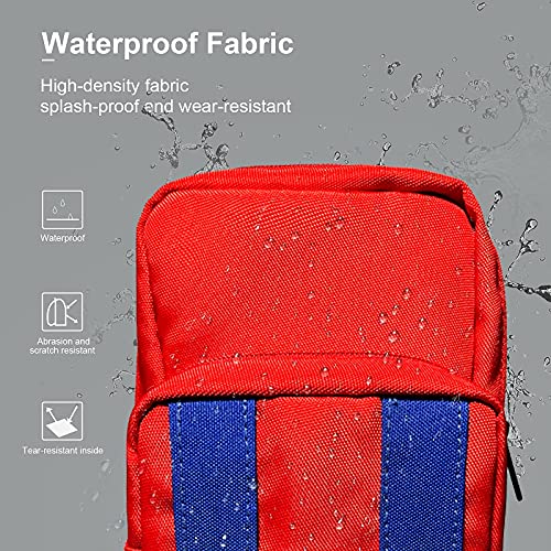 Super Mario Switch OLED Travel Carrying Case Bag,Portable Small Sling Crossbody Shoulder Backpack for Switch Lite/Steam Deck Console&Accessories,Storage Game Controller for Hiking Walking Biking