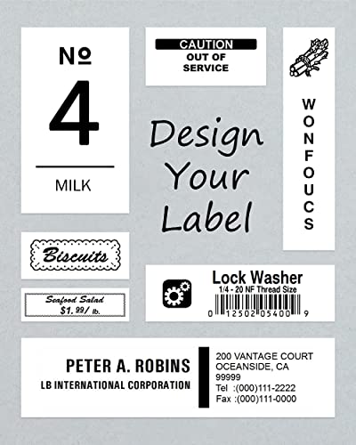 P Touch Label Tape 12mm 0.47 Laminated White Tape Replace for Brother P-Touch Label Maker Tape TZe-231 TZe231 TZe TZ Tape Work with Brother Label Maker PT-D220 PT-D210 PTH110 PT-D410 PT-1880, 4-Pack
