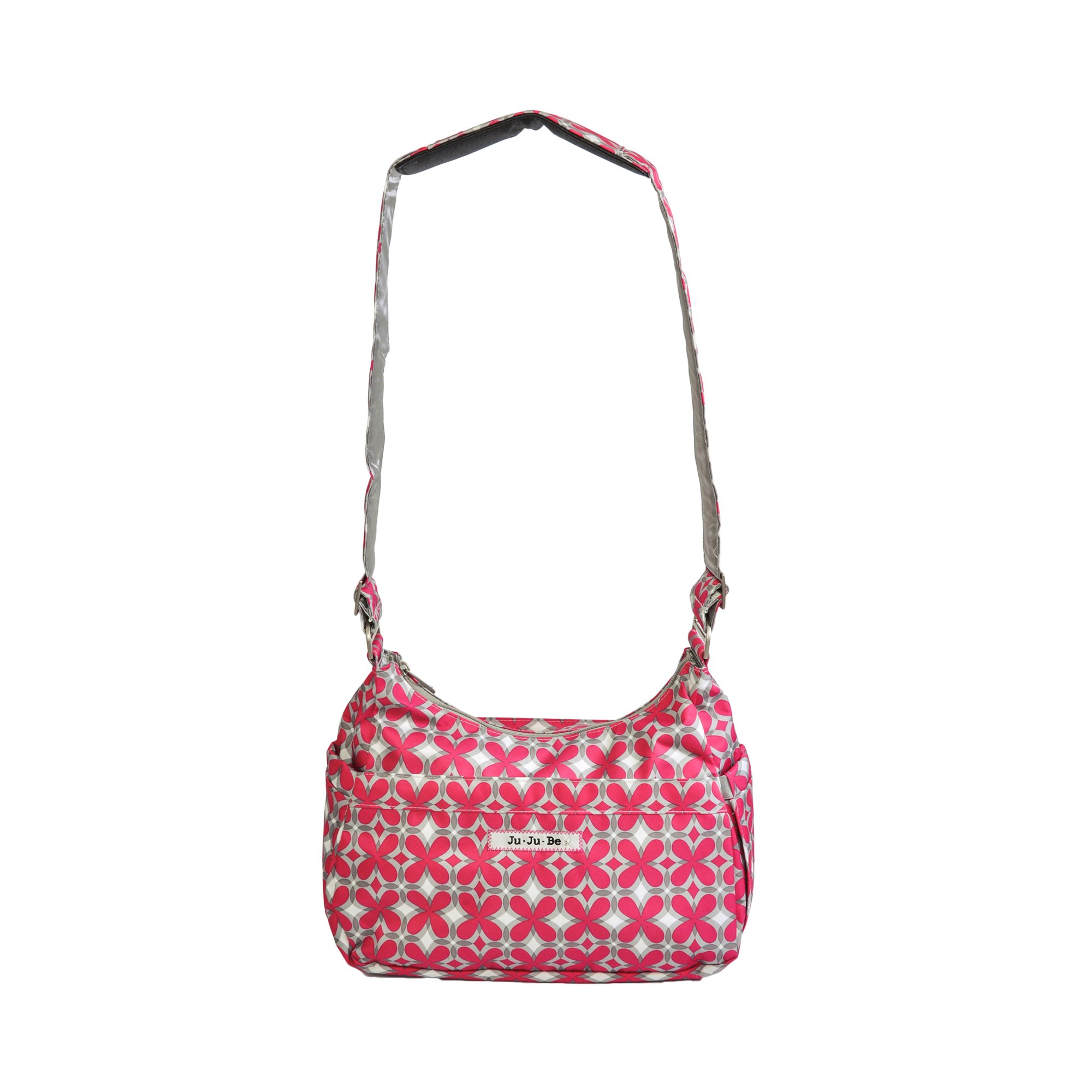 Ju-Ju-Be Hobo Be Messenger Diaper Bag, Pink Pinwheels