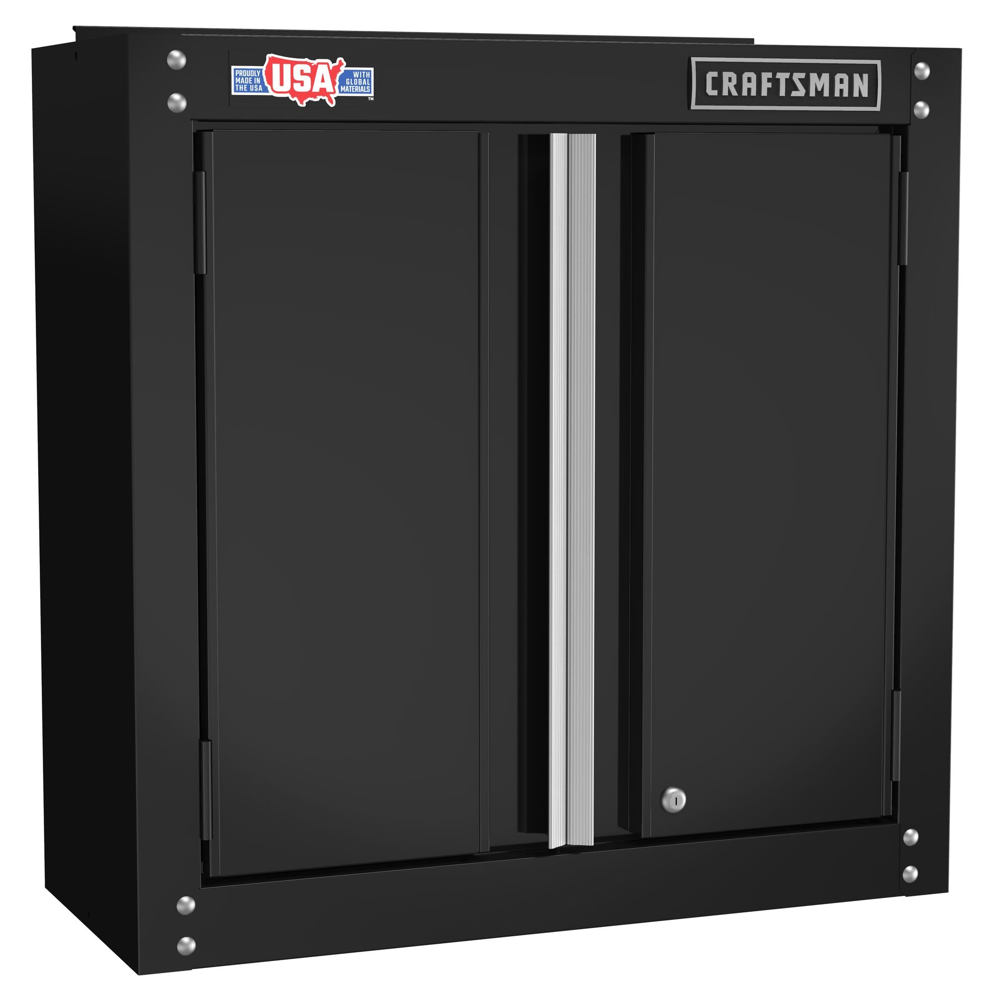 CRAFTSMAN Metal Garage Storage Cabinet, Wall Cabinet, 28 Inch (CMST22800BK)