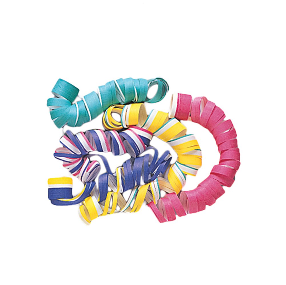 Multicolor Serpentine Throws, 40ct