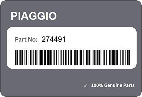 Piaggio Genuine OEM Right Hand Ø 24mm Handle Grip for Many Vespa, Aprilia, Piaggio, Derbi and Gilera Scooters Produced from 1994-2019, 50-150cc(Black). 274491