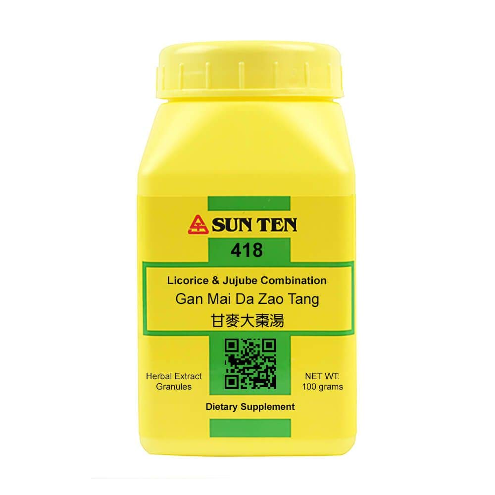 Sun Ten - Licorice & Jujube Combination Granules/Gan Mai Da Zao Tang/甘麥大棗湯