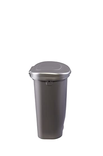 Rubbermaid Classic 13 Gallon Premium Step-On Trash Can with Lid and Stainless-Steel Pedal, Bronze Waste Bin for Kitchen/Home/Garage/Office