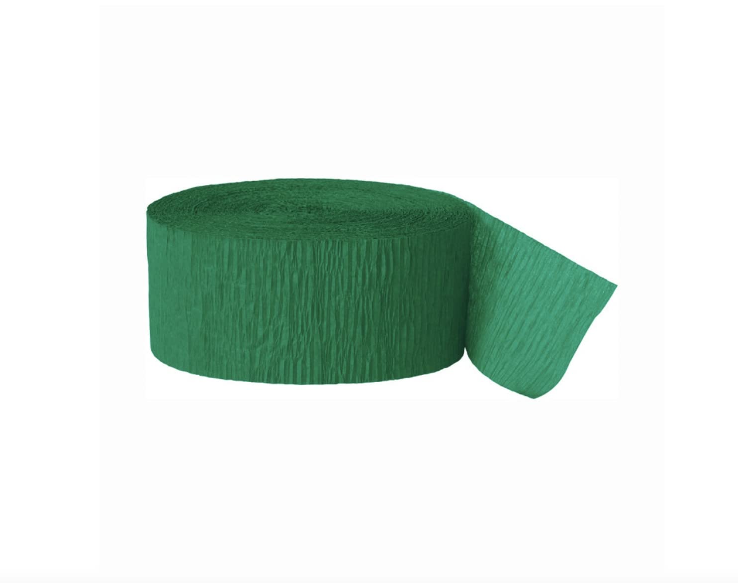 Unique Industries Crepe Paper Streamer, 81ft, Emerald Green