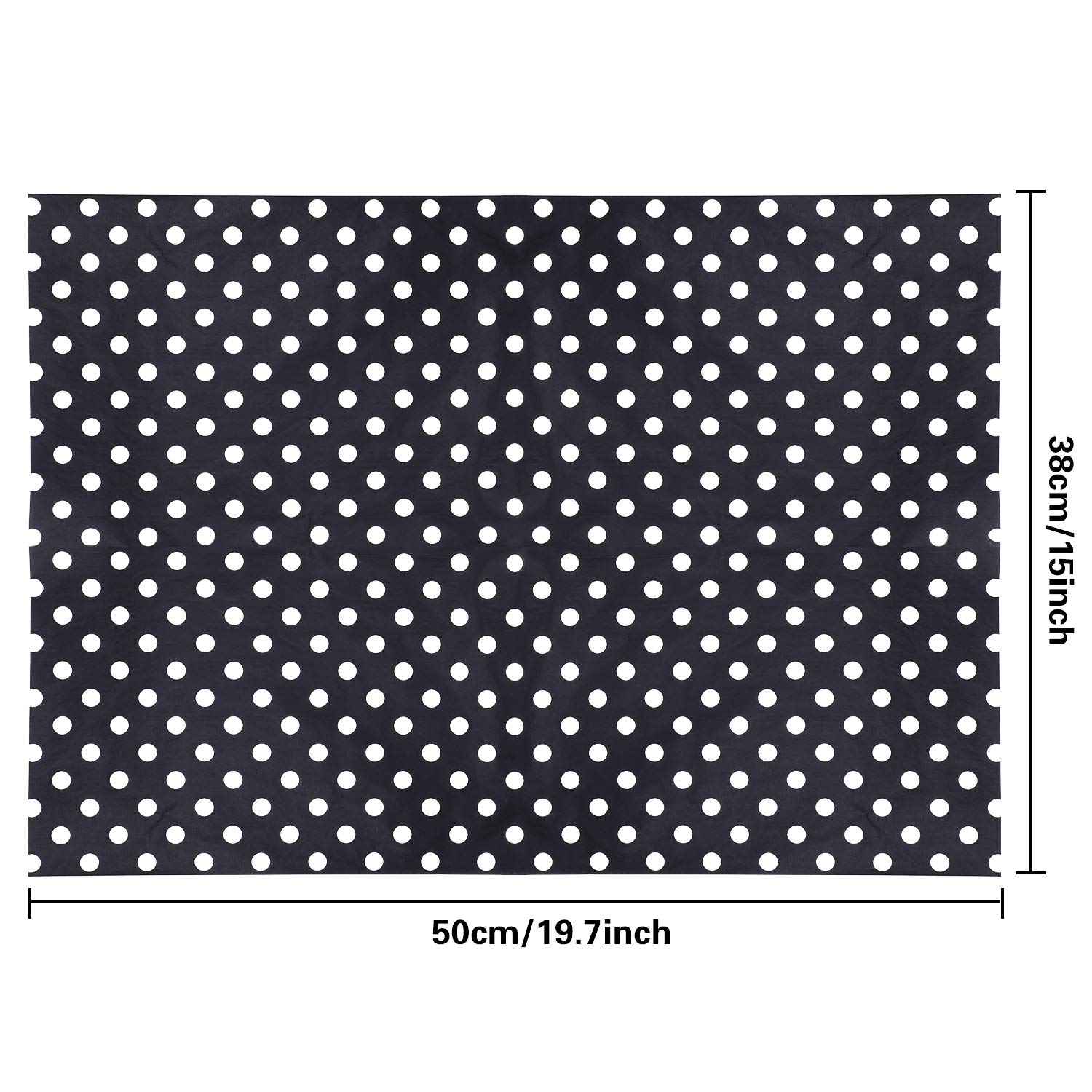 Shappy 30 Sheets Polka Dots Tissue Paper Dot Wrapping Paper for Halloween Thanksgiving DIY Craft Wrapping Supplies (Color 3, 20 x 15 Inch)