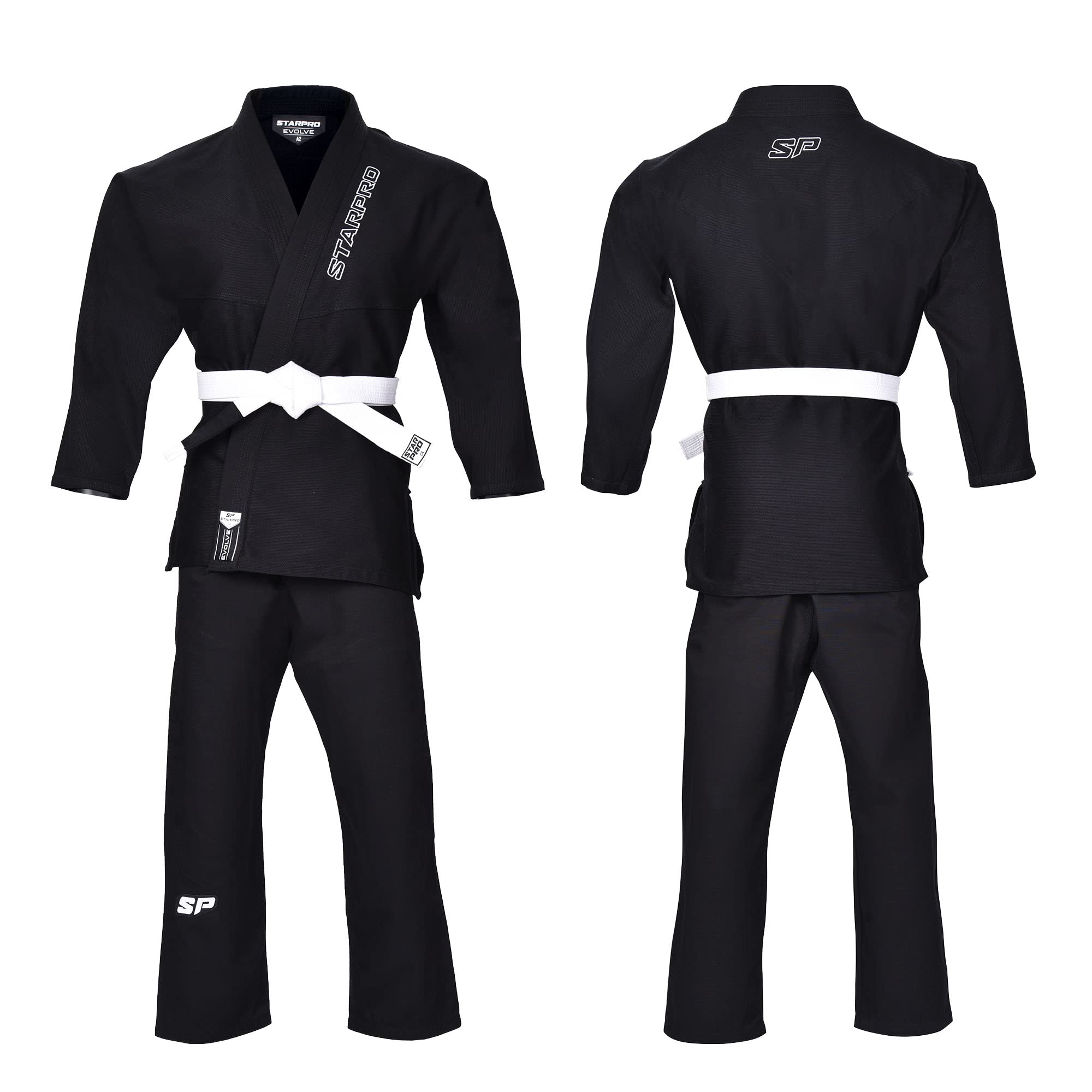 Starpro Evolve Kids Preshrunk Premium Jiu Jitsu,Childrens BJJ Gi - Many Sizes & Colors - Jujitsu Gi, BJJ Lightweight Gi, Jiu Jitsu Gi, Juijitsu Gi, Gi BJJ, BJJ Gi Junior