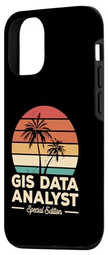 iPhone 14 Pro Vintage GIS Data Analyst Geographic Information System Case