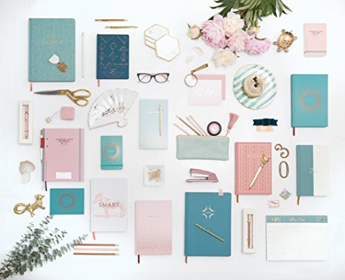 DesignWorks Ink Standard Issue Pink Planner Notebook No. 3 Journal with Lined Pages, Elastic Closure, Pen Holder, and 3 Ribbon Marker for Work, Writing, Journaling, 6.75" x 8.5"