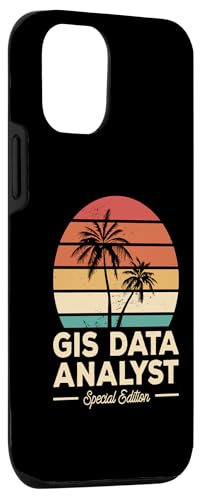 iPhone 14 Pro Vintage GIS Data Analyst Geographic Information System Case