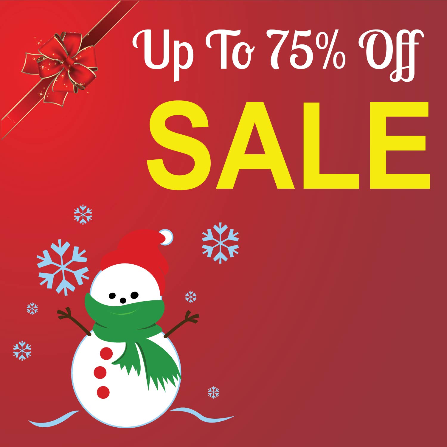 BANNER BUZZ MAKE IT VISIBLE Holiday Sale Banner, Heavy Duty 11 Oz Vinyl, Advertising Banner Sign, Metal Grommets & Hemmed Edges, Perfect for Outdoor Home Garden Decor (10' X 4')