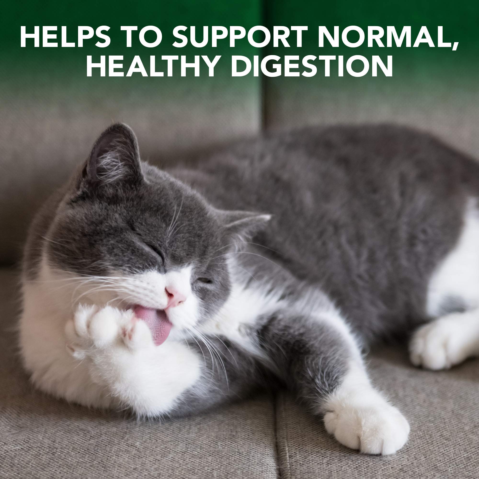 Vet’s Best Cat Hairball Relief Digestive Aid, Vet Formulated Hairball Support Remedy, Classic Chicken Flavor, 180 Chewable Tablets