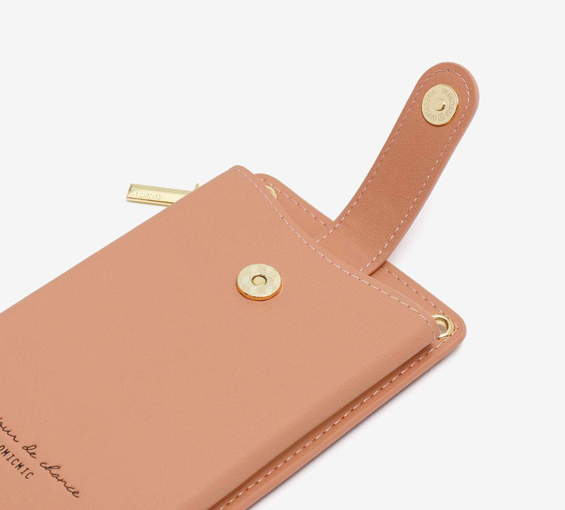 Womens Cellphone Crossbody Bag Small Light Leather Shoulder Purse Handbag Card Wallet Lanyard Case Girls Satchel Pouch