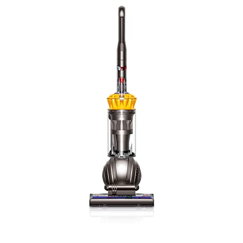 Dyson Ball Total Clean Upright Vacuum Cleaner | Bagless | Washable Filter | HEPA Filtration | Self Adjusting Cleaner Head | Hygienic Bin Emptying | Instant Release Wand | Iron/Yellow