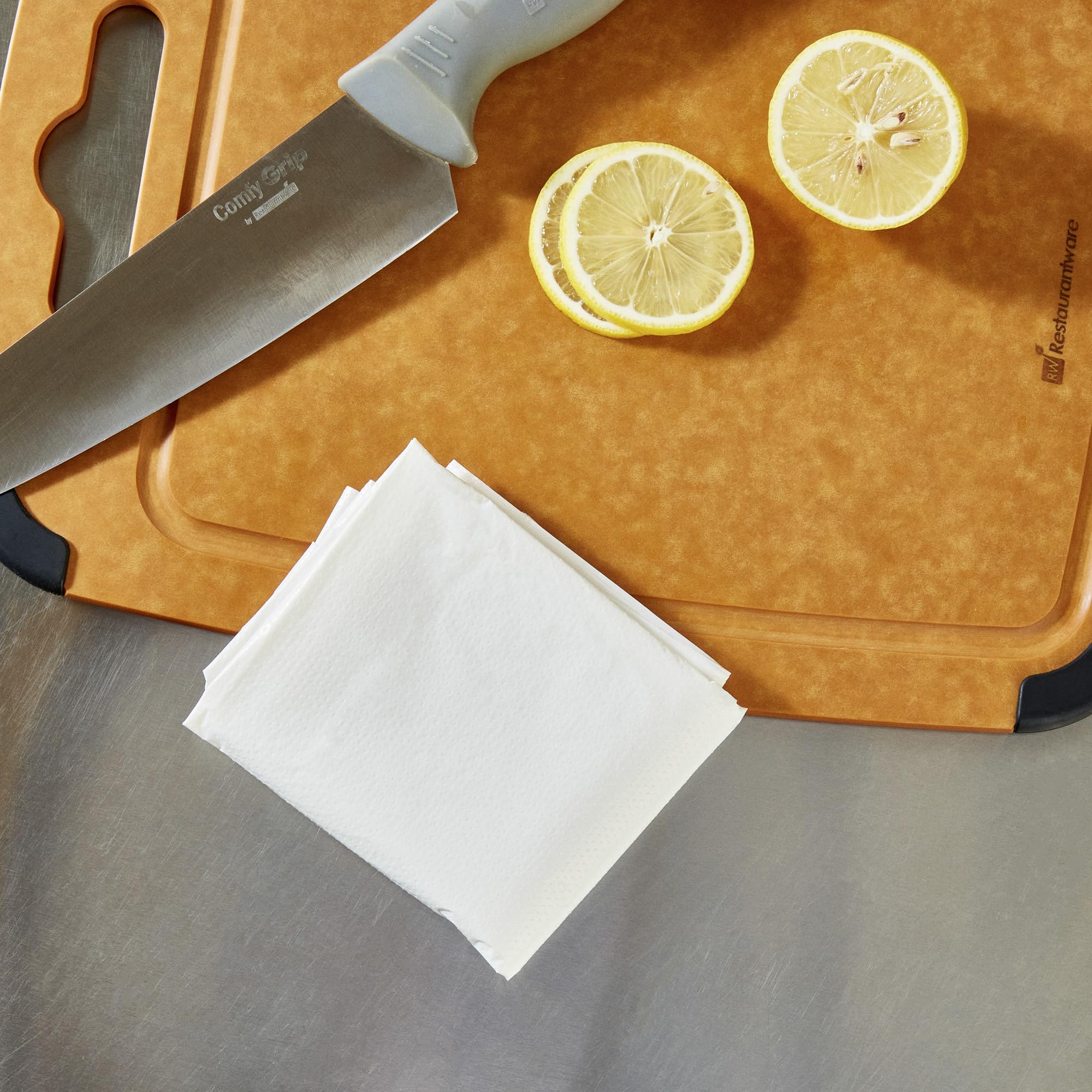 Clean Tek White Plastic Disposable Apron - 42" x 27 1/2" - 100 count box - Restaurantware