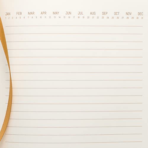 DesignWorks Ink Sueded Paper Journal Notebook with 160 Lined Pages, Ribbon Bookmark, and Storage Pocket for Work, Writing, Journaling, 5.75" x 8.125" - Blue with Gold Geometric Arch Dot