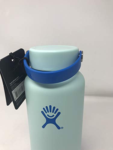 Hydro Flask 32 oz Water Bottle - Stainless Steel & Vacuum Insulated - Wide Mouth with Leak Proof Flex Cap - Limited Edition Colors (Aquamarine)