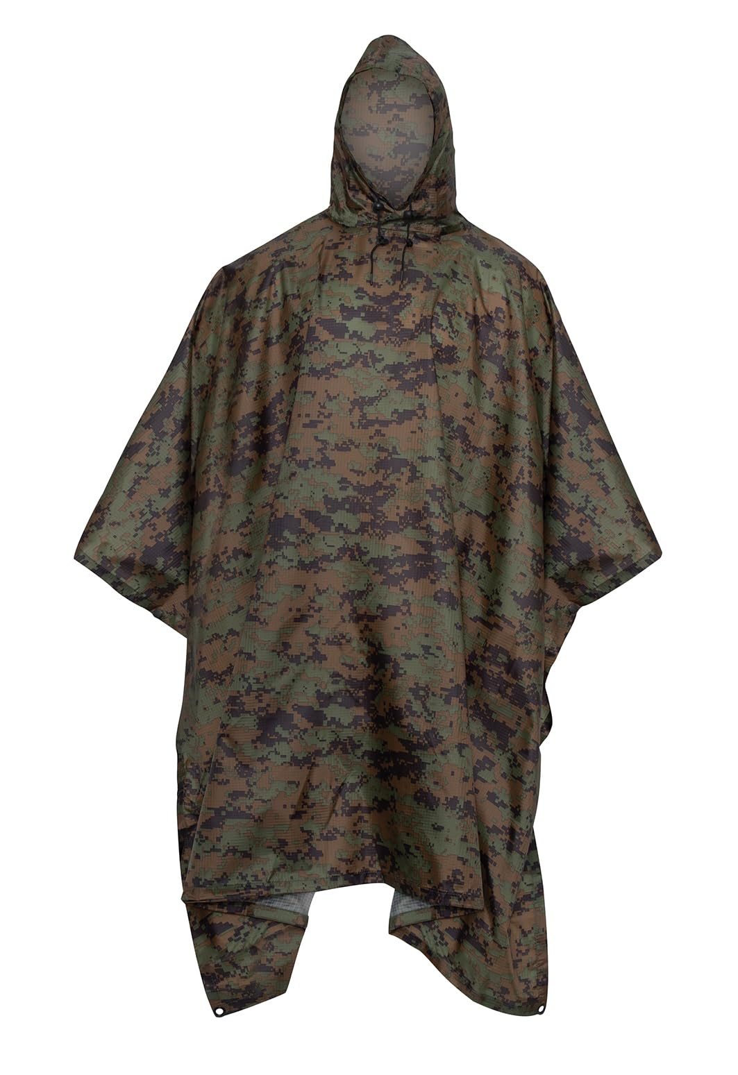 Rothco R/S Poncho, Woodland Digital Camo