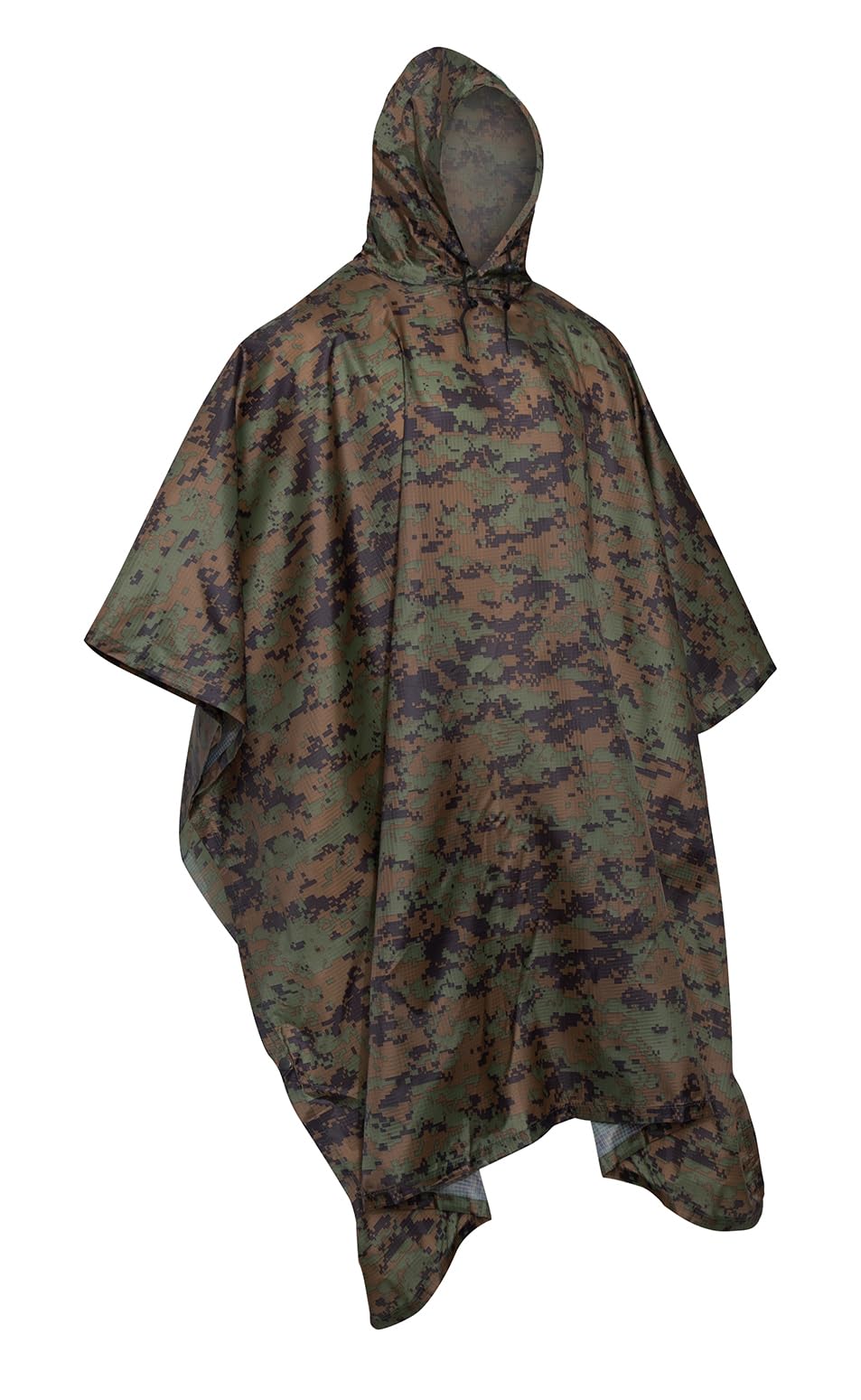Rothco R/S Poncho, Woodland Digital Camo