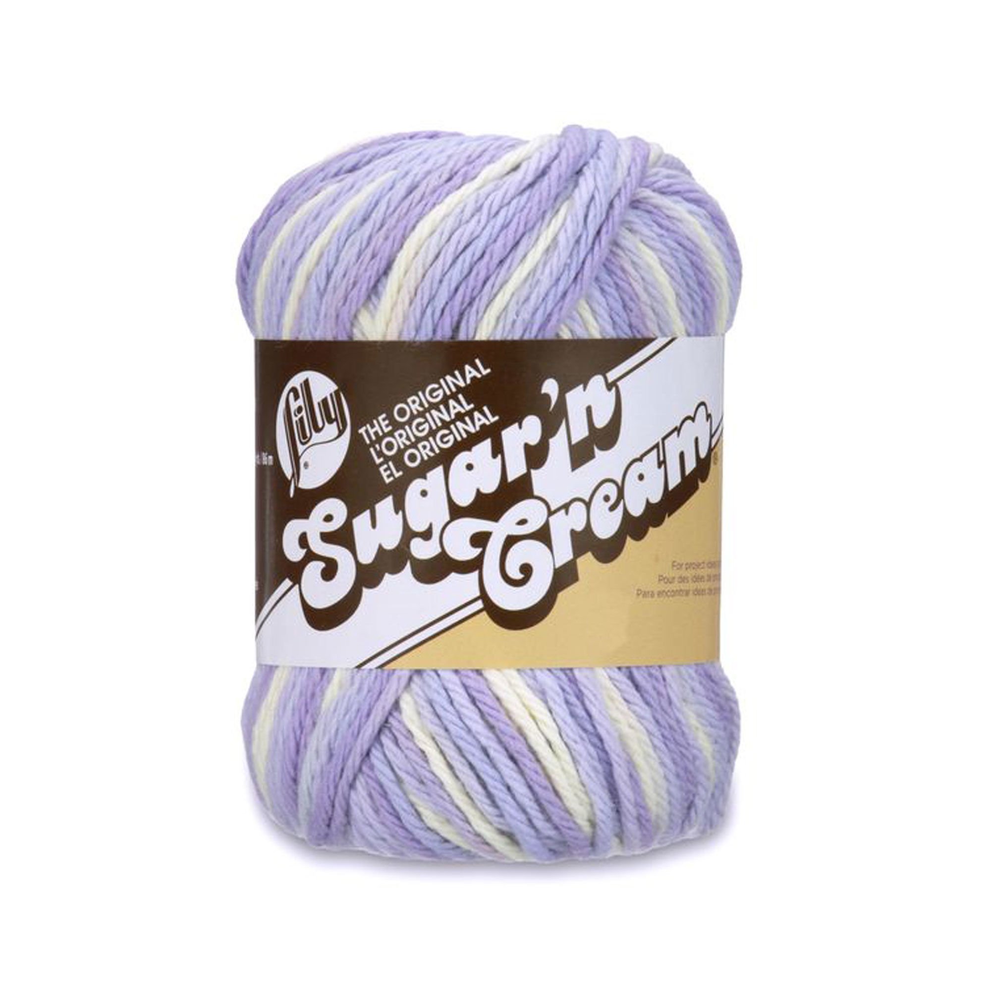 Lily Sugar 'N Cream The Original Ombre Yarn, 2oz, Gauge 4 Medium, 100% Cotton, Spring Swirl - Machine Wash & Dry