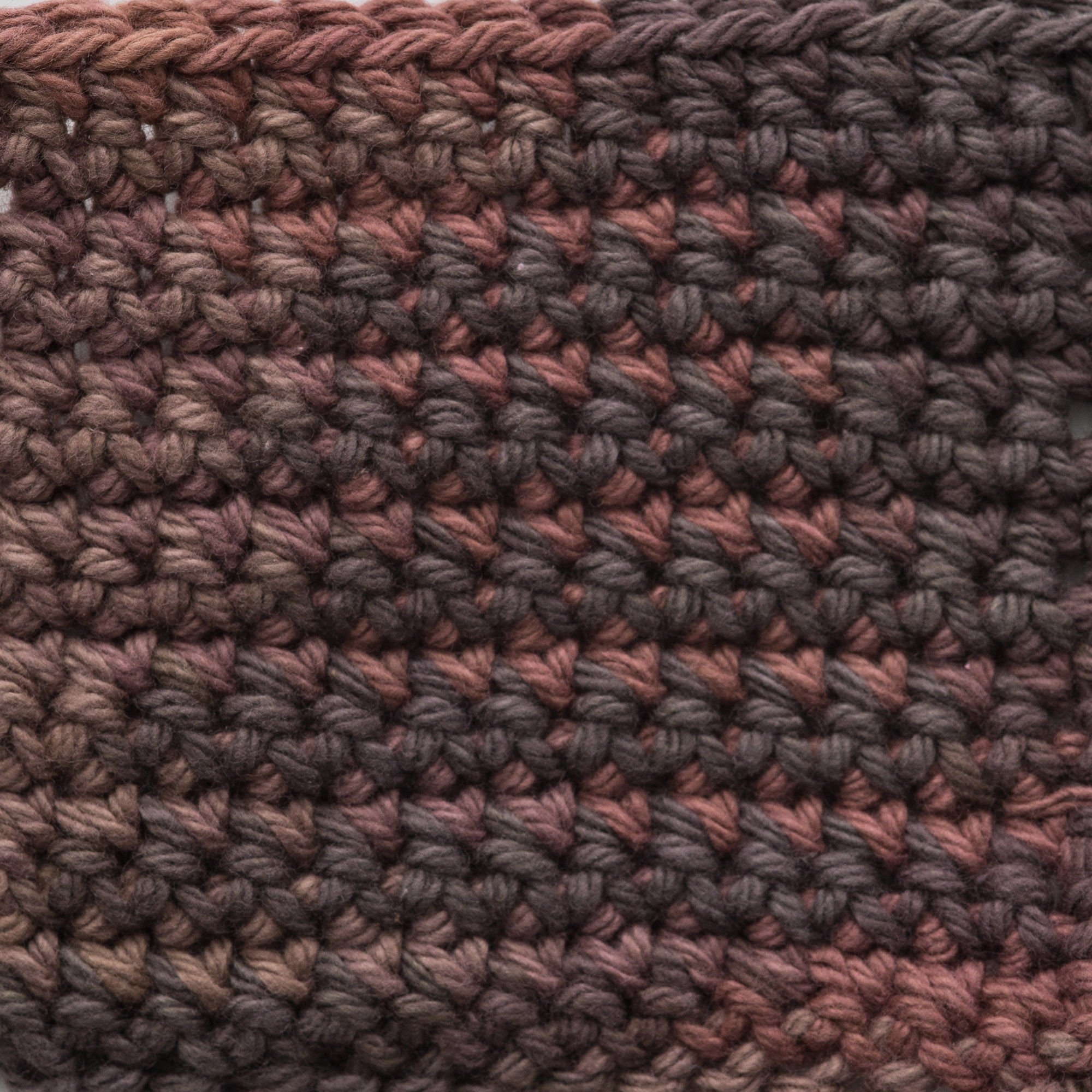 Lily Sugar 'N Cream The Original Ombre Yarn, 2oz, Gauge 4 Medium, 100% Cotton, Terra Firma - Machine Wash & Dry