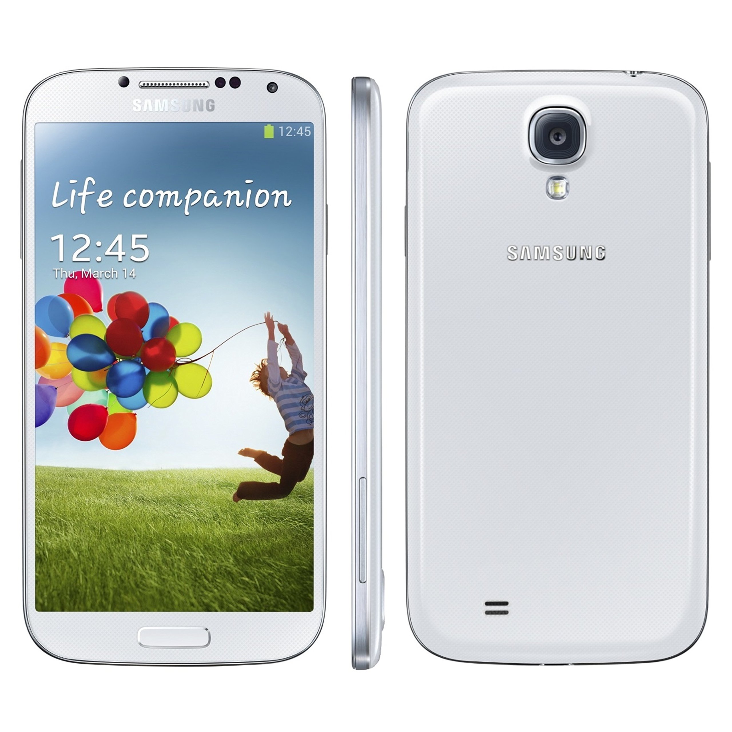 Samsung Galaxy S4 SGH-I337 GSM Cellphone, 16GB, Frost White - AT&T - No Warranty