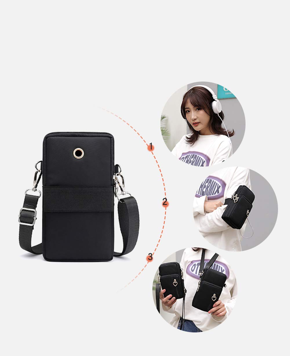 VINAIDA Cross Body Phone Case with Adjustable Strap,Iphone Crossbody Case Purse for Women Cellphone Small Sling Bags Clutch Wallet Cell Phone Travel Purses Mini Bag Over Shoulder Strap