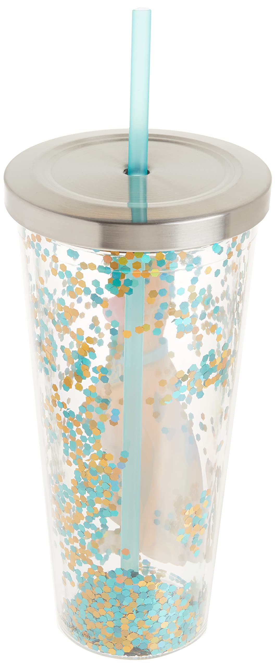 Spoontiques Scooby Doo Glitter Cup w/Straw
