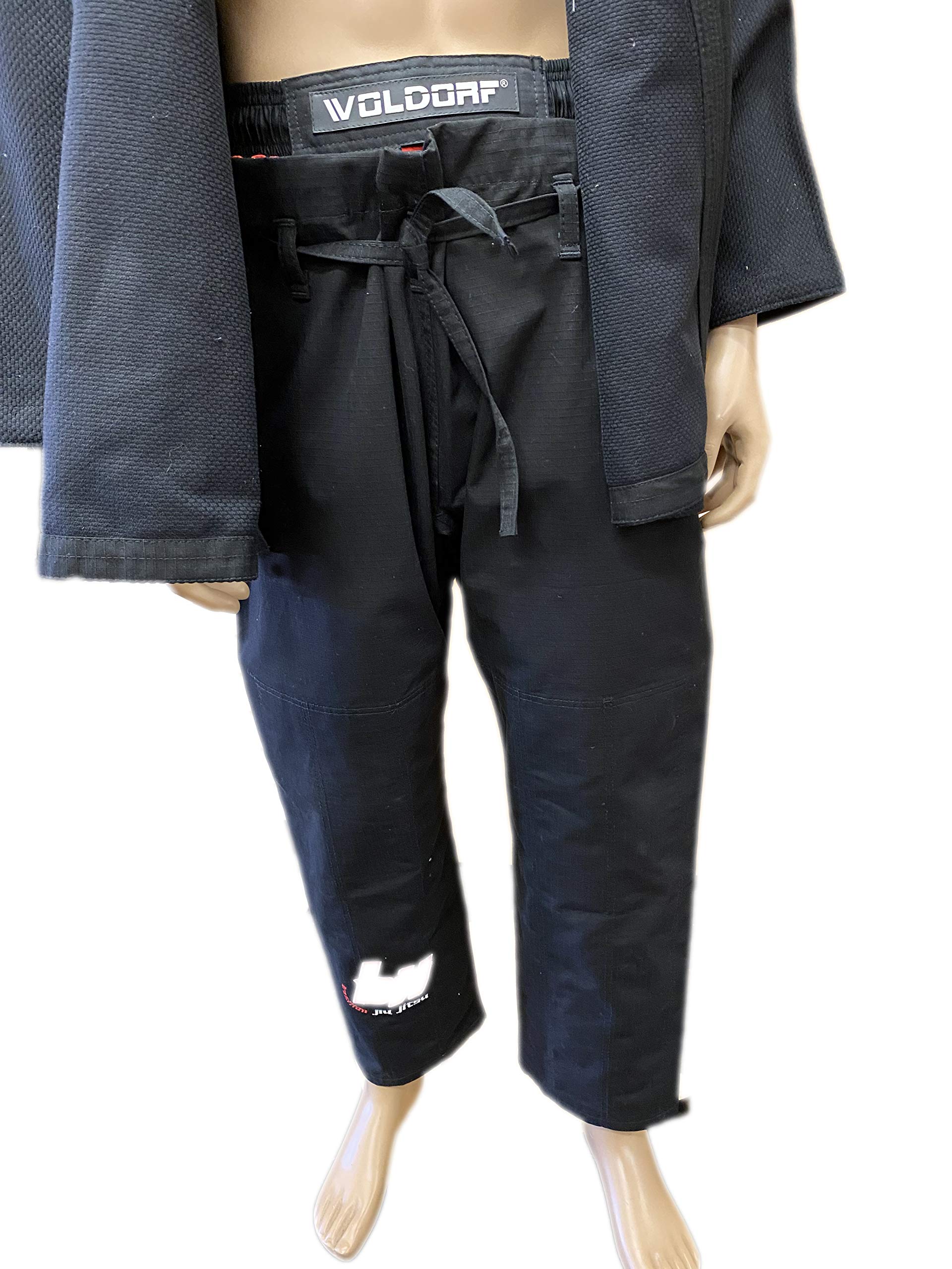Woldorf USA BJJ GI for Men IBJJF Kimono BJJ Jiujitsu GIS Preshrunk Fabric & Free Belt. Fighting Uniform, Training Uniforms, Ultra Light Weight Uniforms