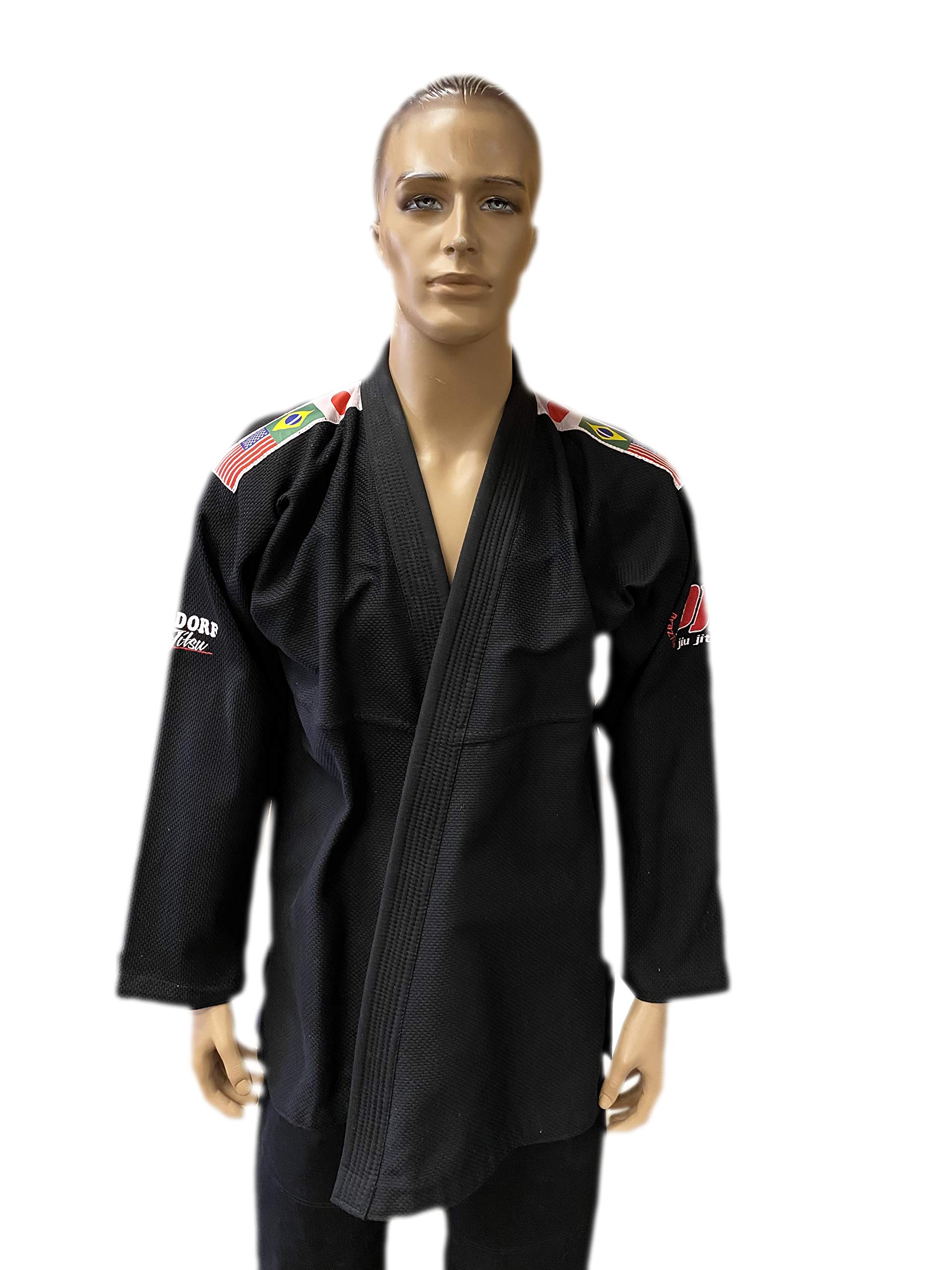 Woldorf USA BJJ GI for Men IBJJF Kimono BJJ Jiujitsu GIS Preshrunk Fabric & Free Belt. Fighting Uniform, Training Uniforms, Ultra Light Weight Uniforms