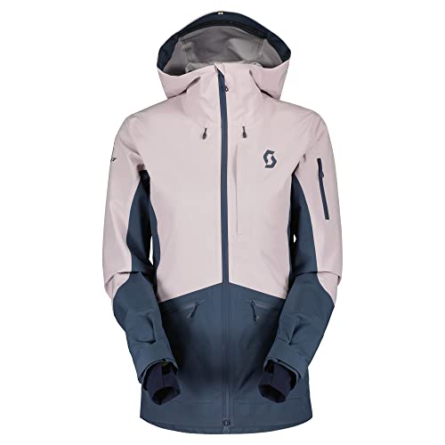 SCOTT Women's Vertic 3L Snow Jacket (Sweet Pink/Metal Blue, X-Small) 2022/23