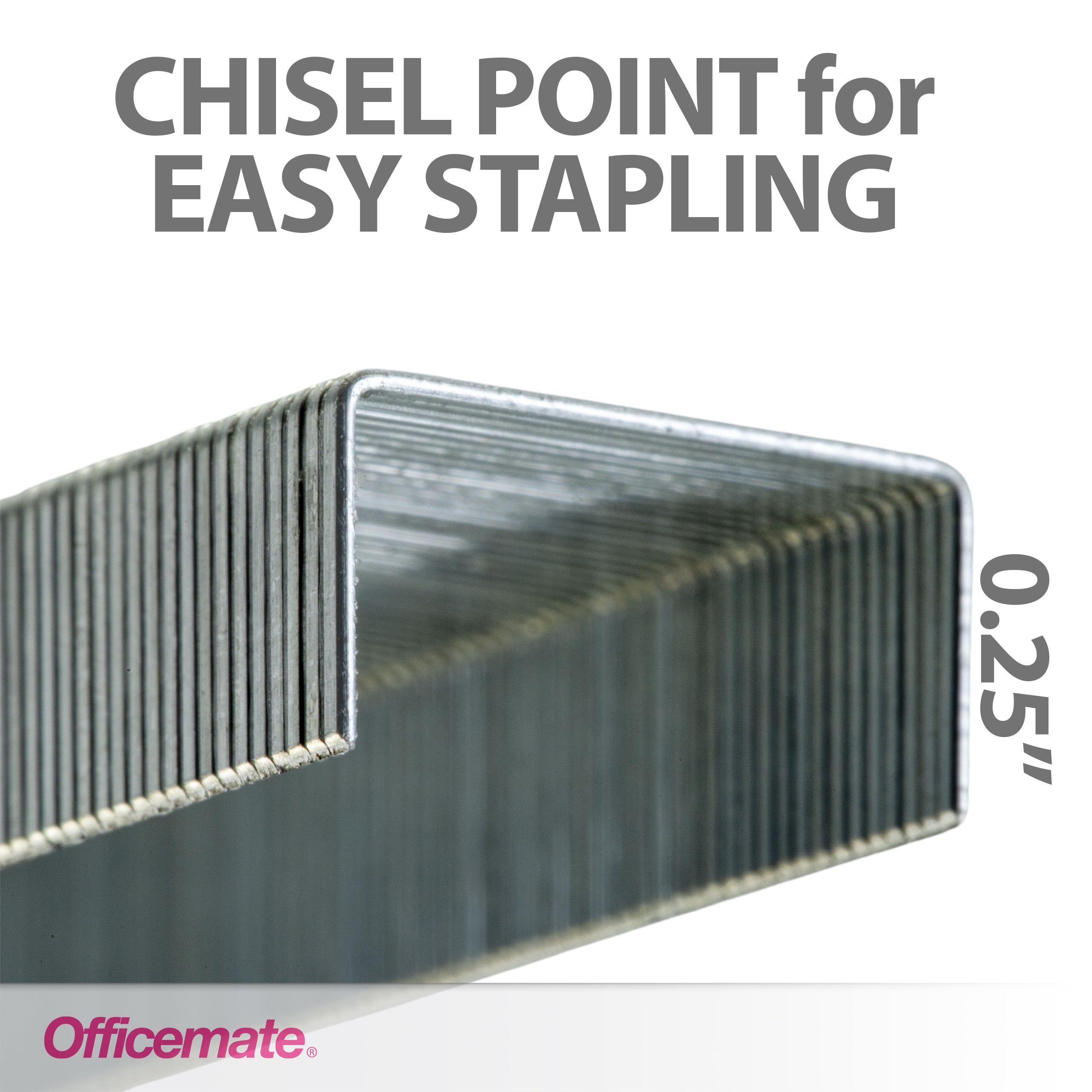 Officemate Standard Staples, 5 Boxes General Purpose Staple (91925)
