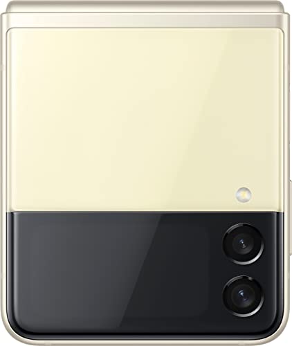 SAMSUNG Galaxy Z Flip 3 5G, US Version, 256GB, Cream - Unlocked (Renewed)