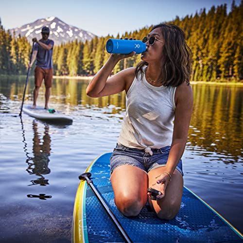 HYDRO FLASK - Water Bottle 621 ml (21 oz) - Refill For Good Edition - Stainless Steel & Vacuum Insulated - Standard Mouth with Leak Proof Flex Cap - Wave