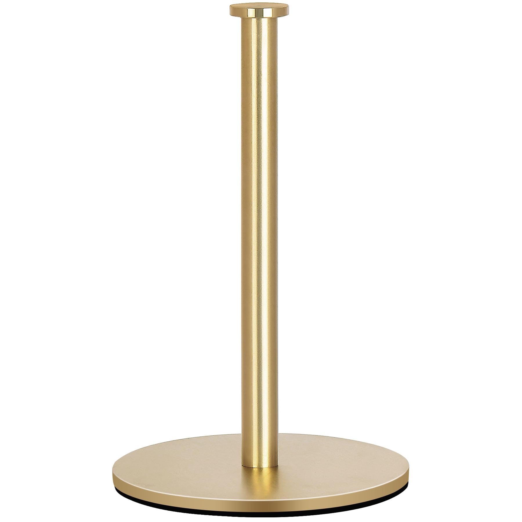 Gold Paper Towel Holder Countertop, OBODING, Kitchen Paper Towel Holder Stand for Kitchen and Bathroom Organization and Storage, Paper Towel Holders for Standard and Large Size Rolls (Gold)