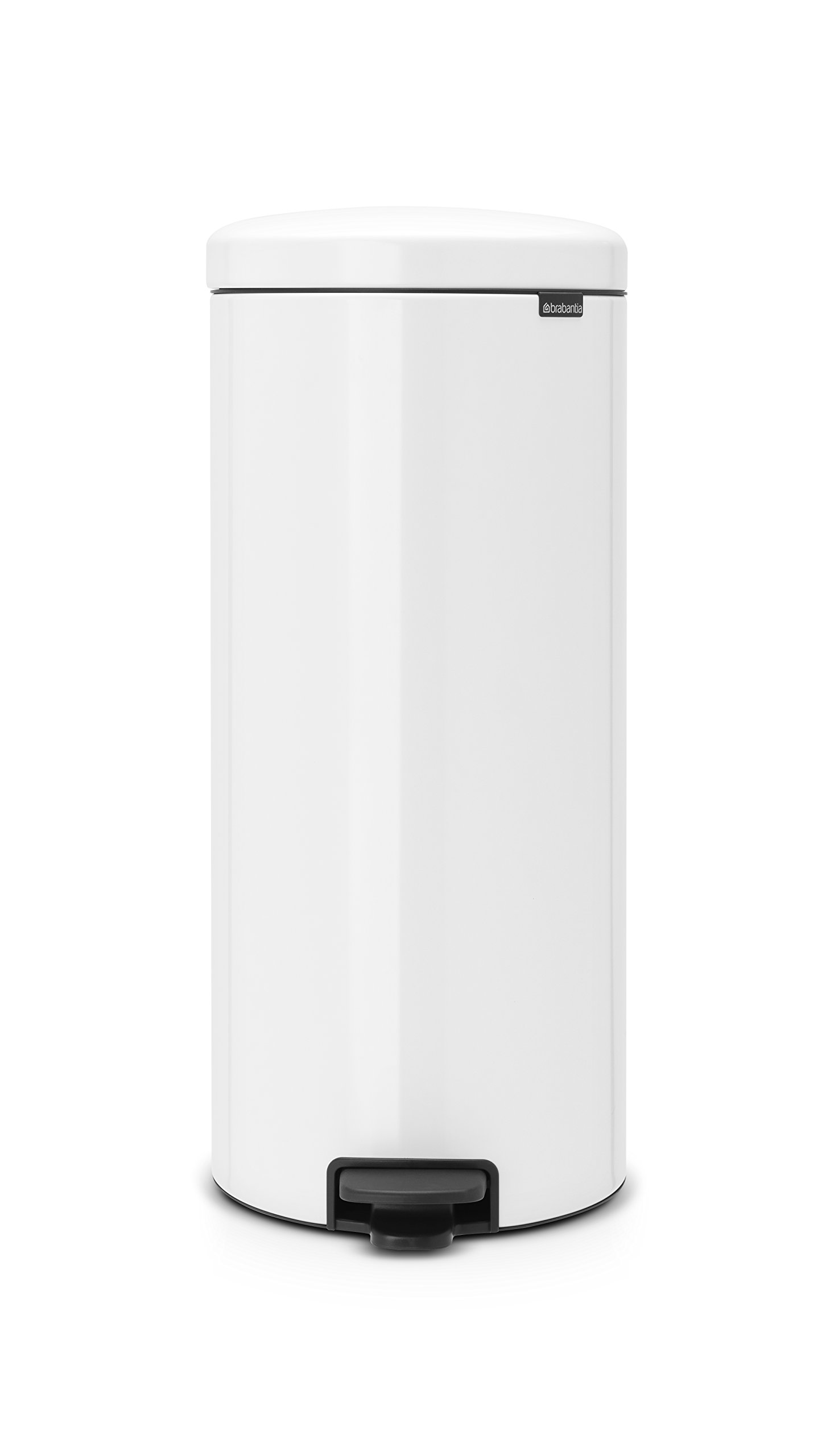 Brabantia 114748 Pedal Bin newIcon with Metal Inner Bucket, 30 Litre - White