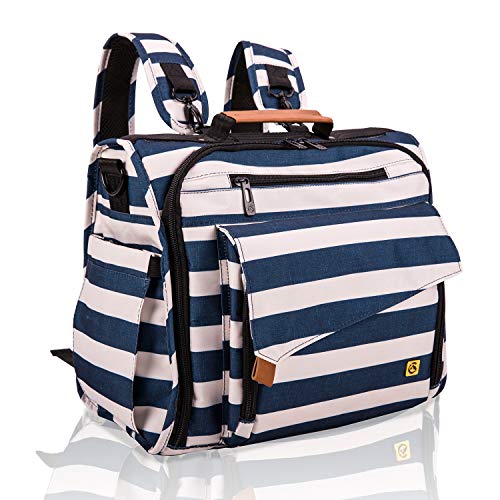 ALLCAMP Diaper Bag Large, Support Baby Stroller, Converted Into a Tote Bag