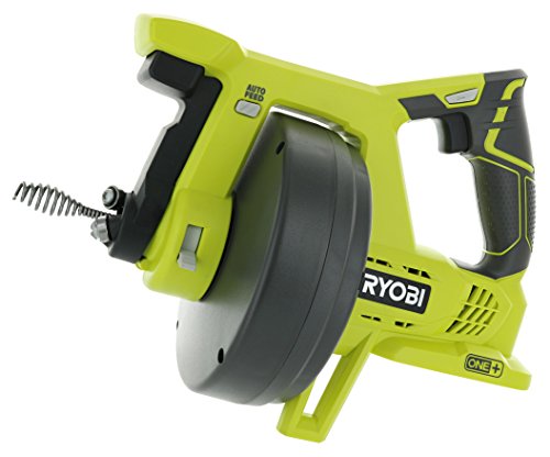Ryobi P4001 One+ 18V Lithium Ion All-In-One 25 Foot Drain Auger for Sinks or Toilets (Battery Not Included, Power Tool Only)