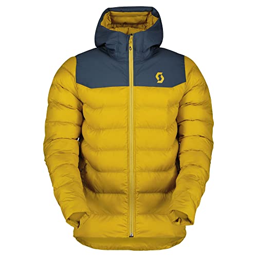SCOTT Insuloft Warm Snow Jacket (Metal Blue/Mellow Yellow, Large) 2022/23