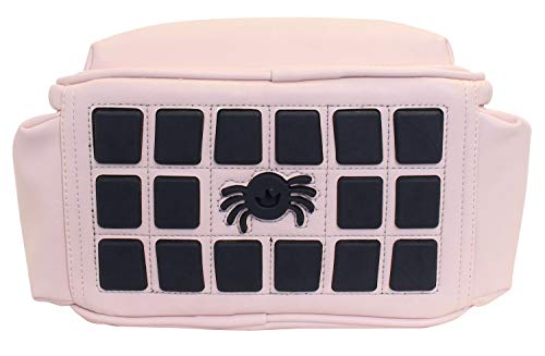 Itzy Ritzy Mini Diaper Bag Backpack – Chic Mini Diaper Bag with Changing Pad, 8 Total Pockets (4 Internal and 4 External), Grab-Top Handle and Rubber Feet (Blush)