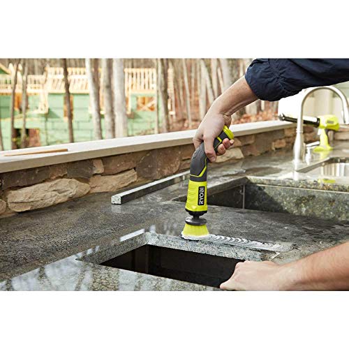 RYOBI P4400 4-Volt Cordless Compact Scrubber with internal 4-Volt Battery
