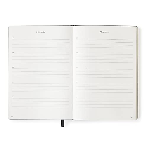 Mål Paper Five Year Journal - Cotton Hardback | Daily Dated Notebook for Mindfulness, Recovery & Positive Thinking Tool | Life Planner Log Book | Hand Finished, Unique Gifts for Men & Women