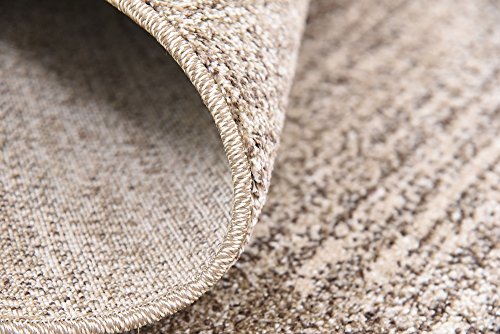 Unique Loom Del Mar Collection Area Rug-Transitional Inspired with Modern Contemporary Design, 10' 0 x 13' 0 Rectangular, Beige/Tan